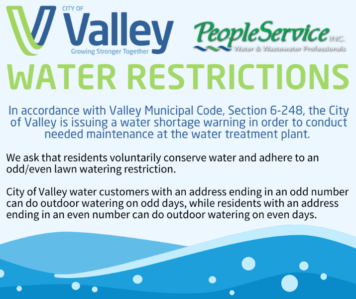 City of Valley - Water Restrictions